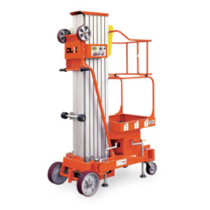 Electric work platform dual mast – DLX FORKLIFT